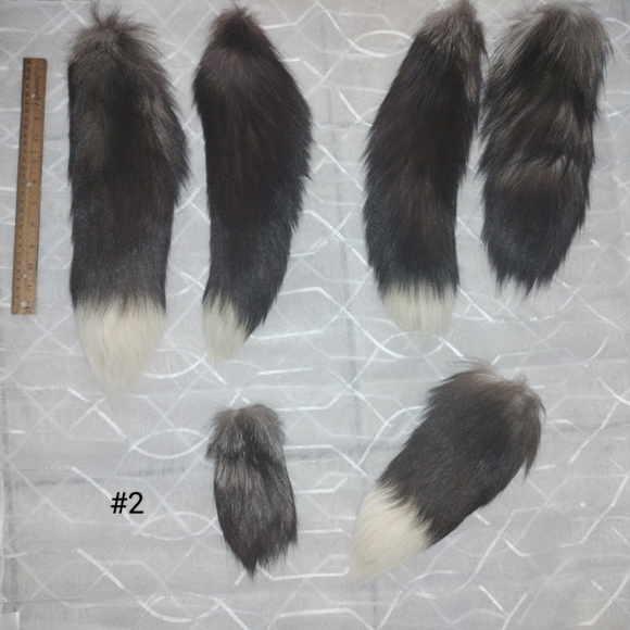 Accessories | Six Silver Fox Fur Tails Of Various Size | Poshmark